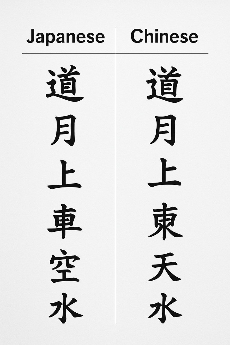 Chinese vs Japanese: How to Tell the Difference | TLD